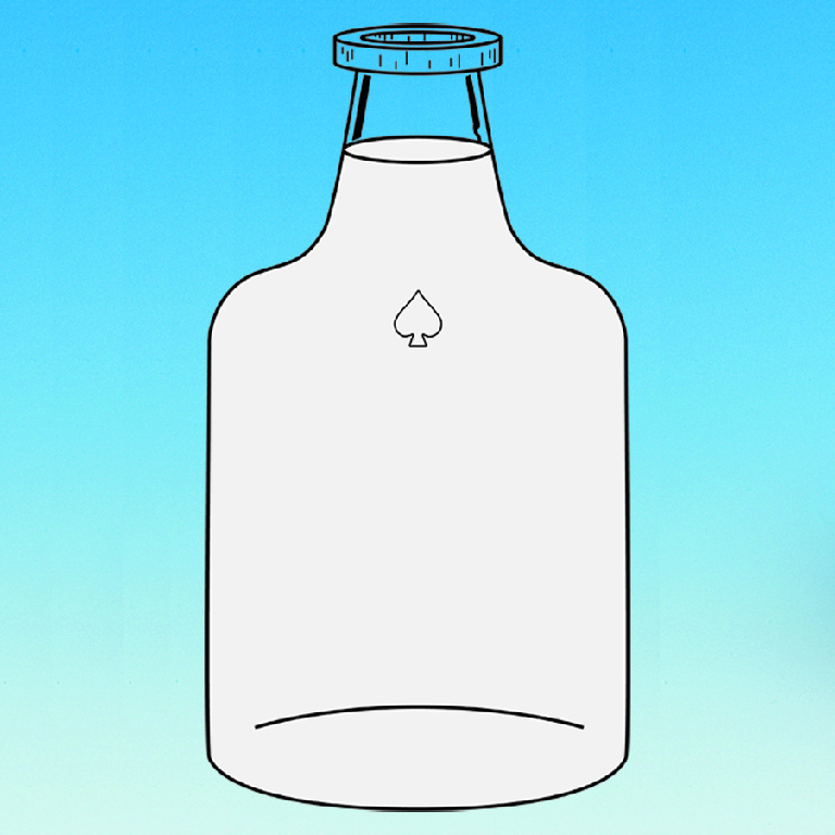 Solution Bottle, Plastic Coated, Ace Glass | Glass Bottles