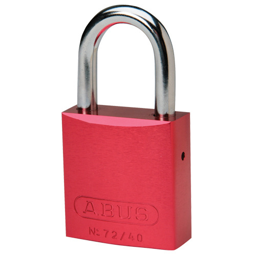 Aluminum Padlock, with 1" Shackle, Brady Worldwide® | Security Locks