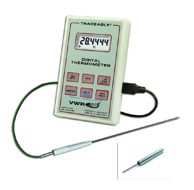 VWR® Traceable® Scientific RTD Thermometer Probes with USB Connection ...