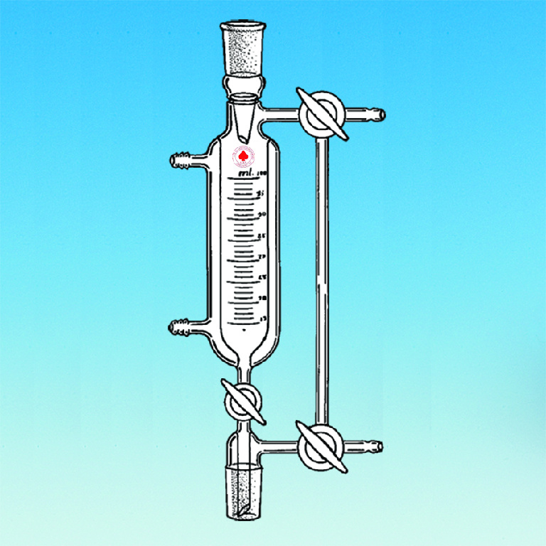Distillation Receiver, Jacketed, Graduated, Ace Glass | Distillation ...