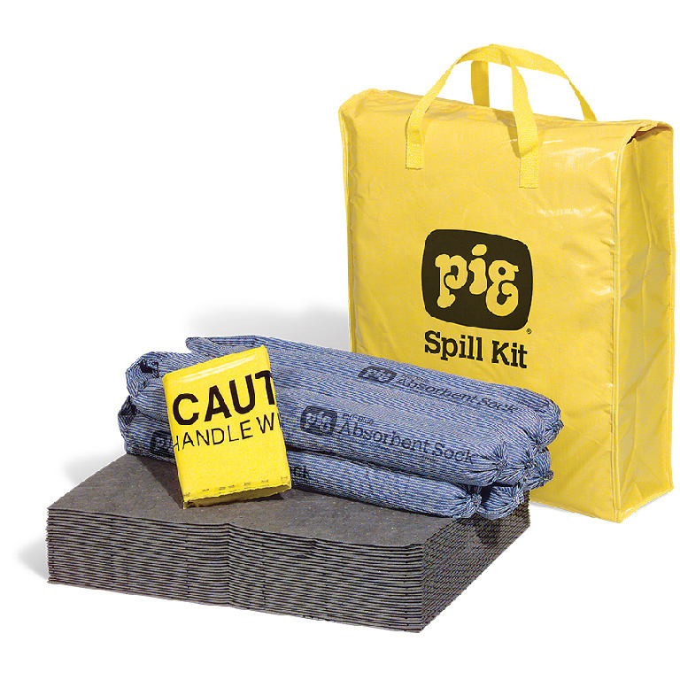 PIG® Spill Kit in High-Visibility Bag, New Pig | Spill Control Materials