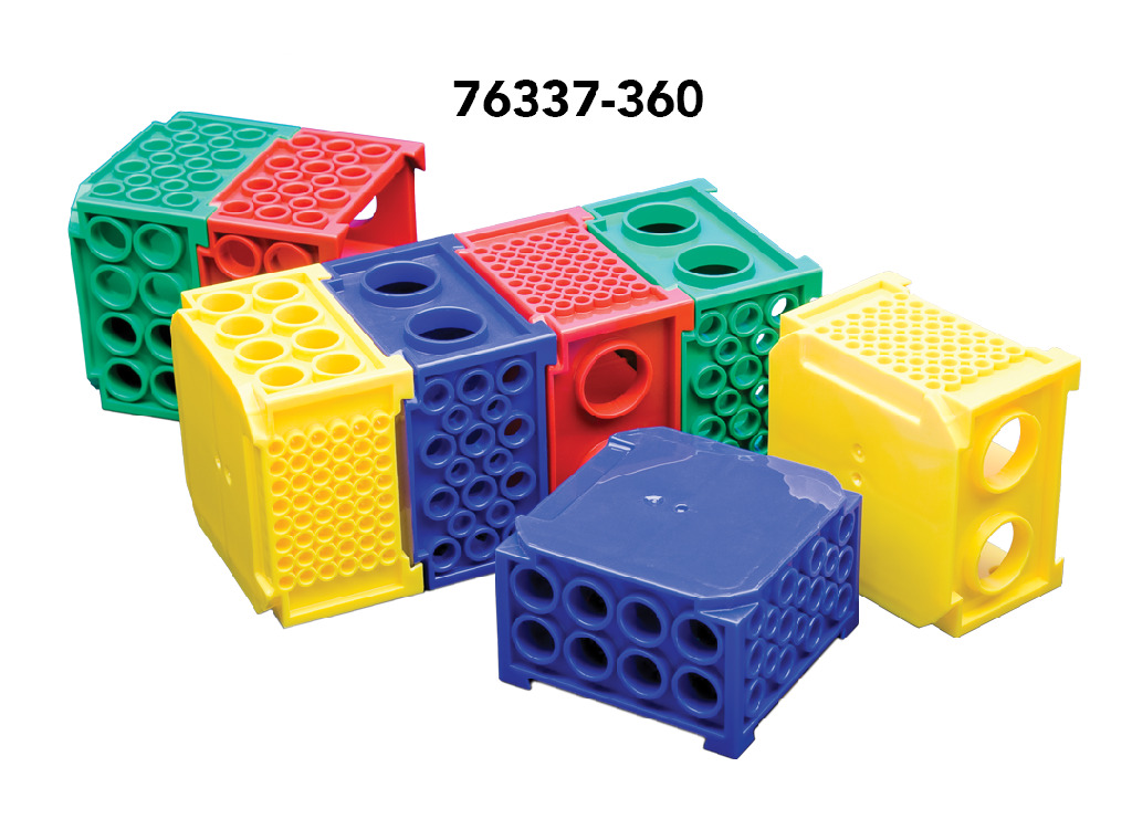 VWR® 4-Part Rotate-and-Lock Rack | Tube Racks