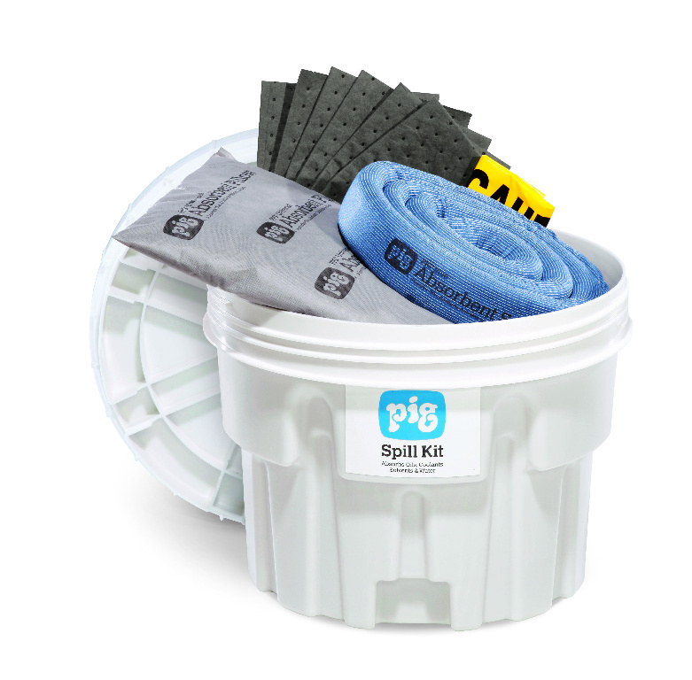 PIG® Spill Kit in 20-Gallon Overpack Salvage Drum, New Pig | Spill ...