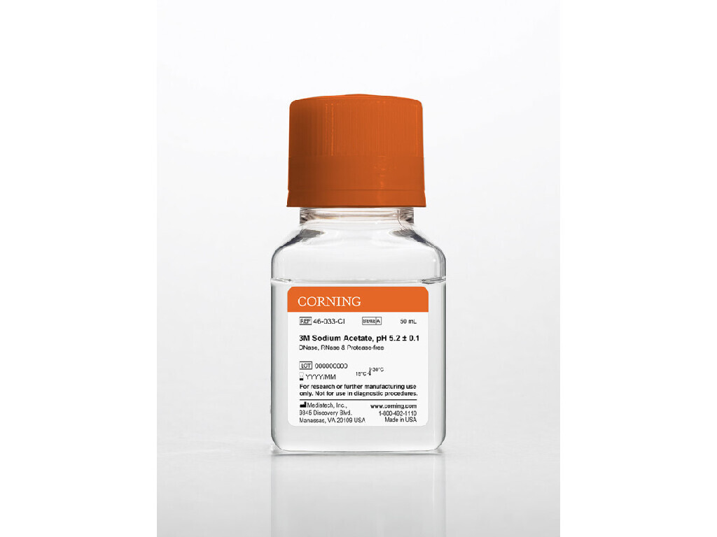 Corning® 3M™ Sodium Acetate, Corning | Cell Culture Buffers