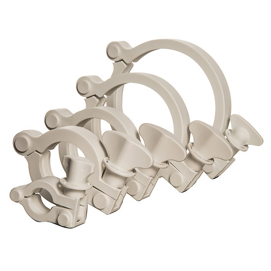 NYLON SANITARY CLAMP 3" RED