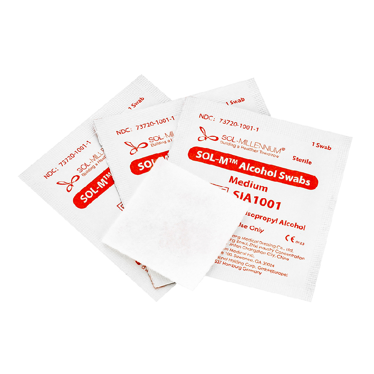 Sol-M® Blood Collection Alcohol Swabs | Disinfectant Wipes