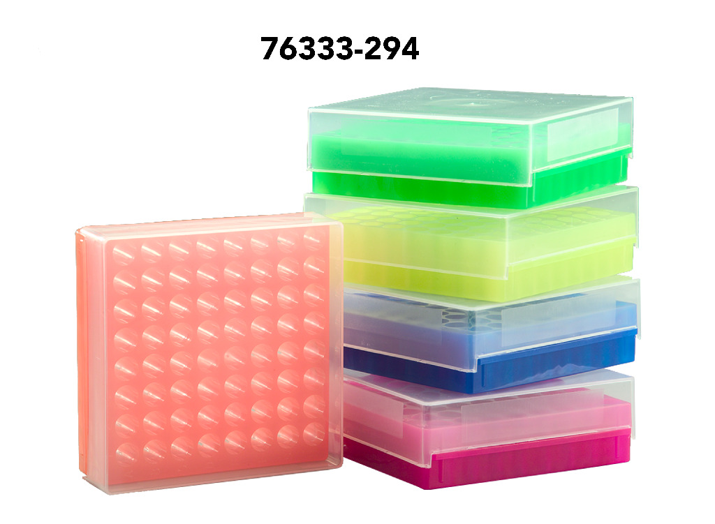 VWR® Microtube Racks, 64-Place | Tube Racks