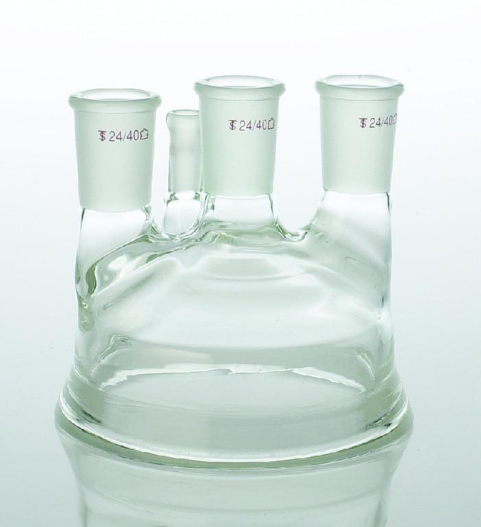 KONTES® Four-Neck Reaction Vessel Lids, Kimble Chase | Reaction Vessel Lids