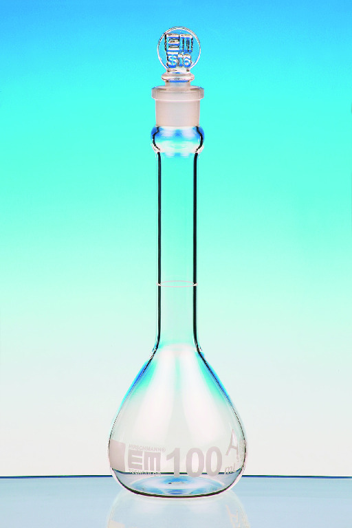 Volumetric Flasks with Wide Neck and [ST] Glass Stopper, Class A ...