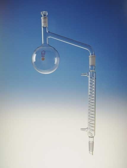 Distilling Flasks with Standard Taper Joint Sidearm, Kimble Chase, DWK ...