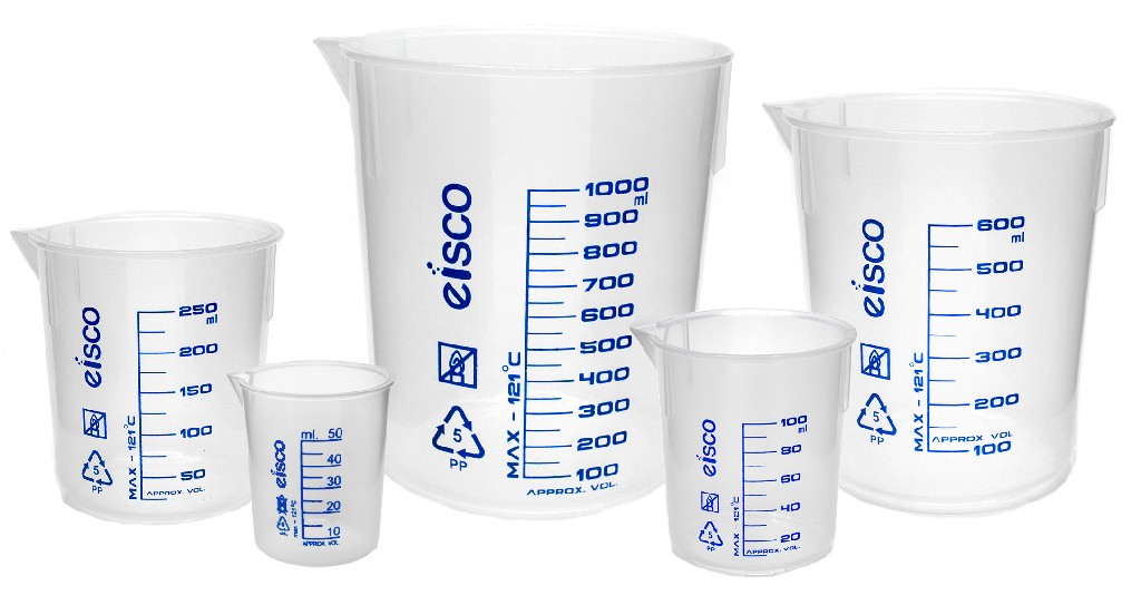 Eisco Plastic Lab Pitchers | Beakers