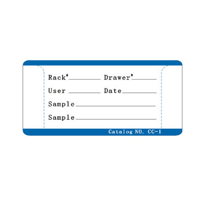 Freezer Drawer Rack Label Card, Argos Technologies | Labels
