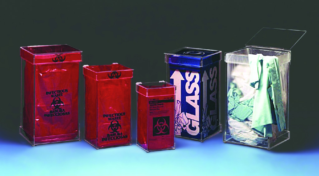 VWR® Acrylic Waste Containers | Waste Bins