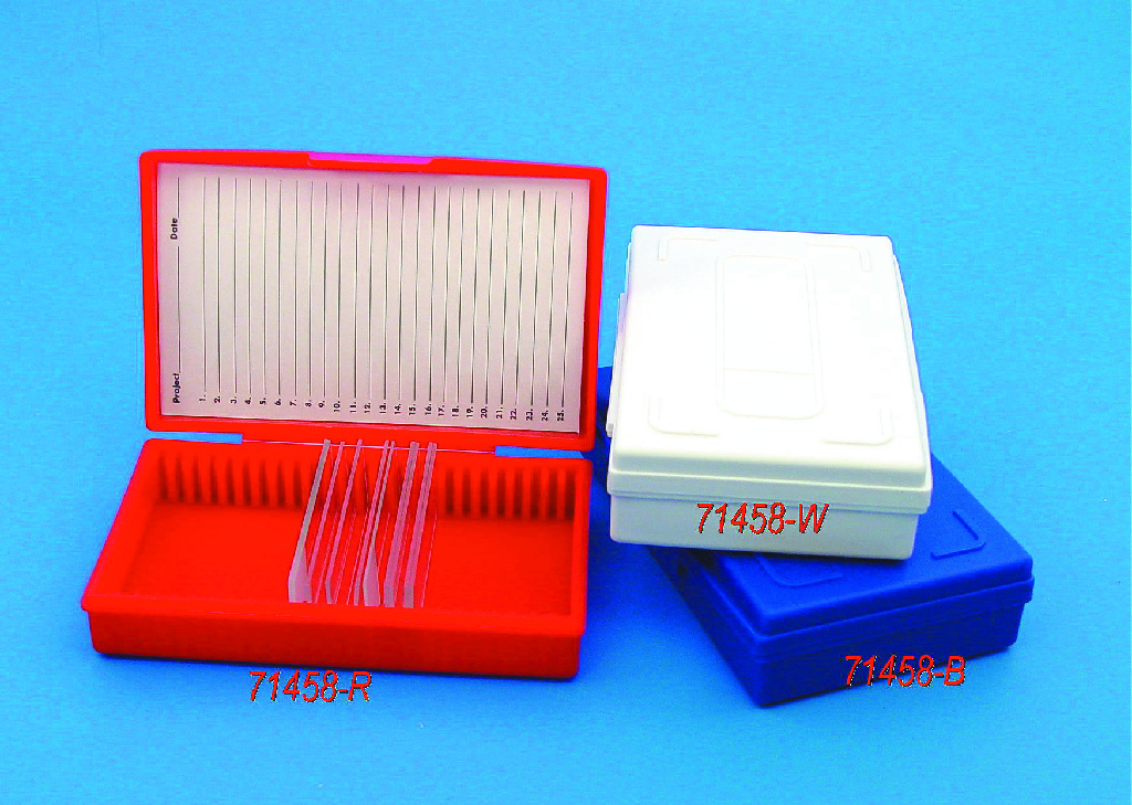 Colored Microscope Slide Boxes, Electron Microscopy Sciences | Slide Boxes