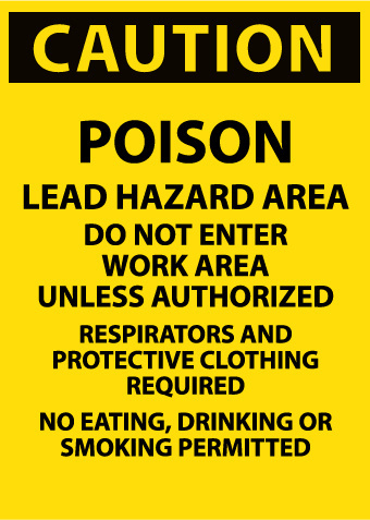 Asbestos and Lead Labels, National Marker | Labels