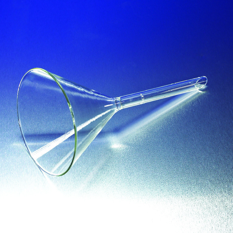 PYREX® Funnel, Plain, 60° Angle, Short Stem, Large Size | Filter Funnels