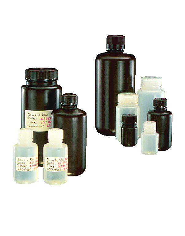 Nalgene® Packaging Bottles, HDPE, Narrow-Mouth, with Screw Caps, Thermo ...
