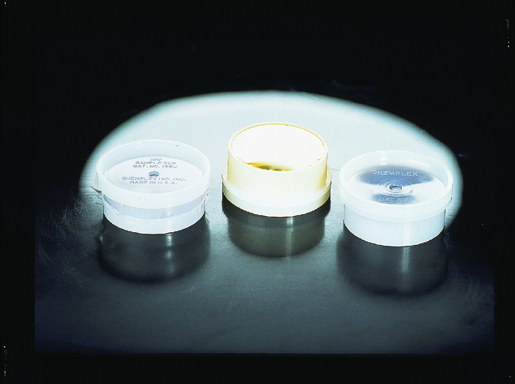 XRF Sample Cup Series 1080 and 1085, Chemplex® | XRF Sample Cups