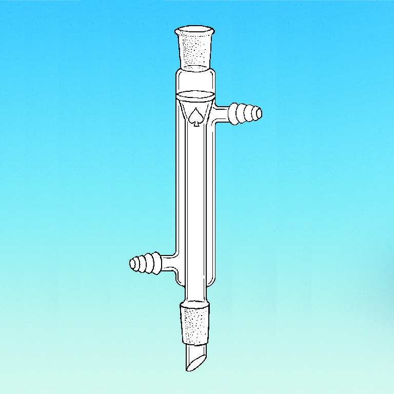 Liebig Condenser, Olive-style Hose Connections, Ace Glass Incorporated | Condensers