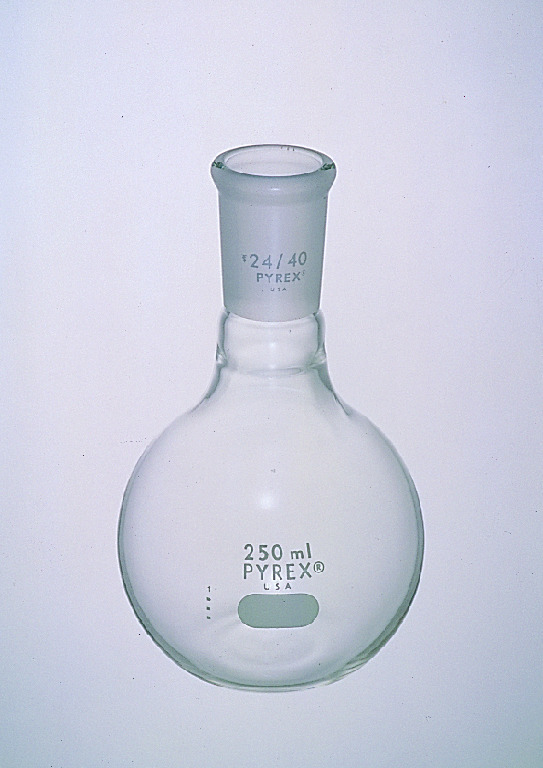PYREX® Short Neck Boiling Flask, Round Bottom, [ST] Joint, Corning ...