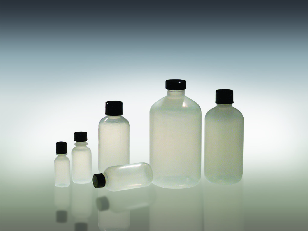 Boston Bottles, Round, Low-Density Polyethylene, Narrow Mouth, Qorpak® | Plastic Bottles