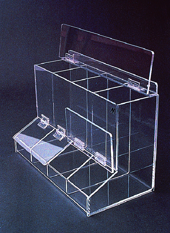 Flip-Top Small Item Dispenser, AK® | PPE Dispensers