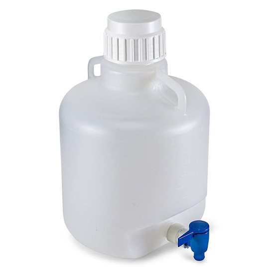 Cole-Parmer® Essentials Carboy with Spigot and Handles, LDPE, Antylia Scientific | Carboys
