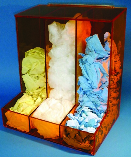 Three Compartment Front Tray Dispenser, S-Curve Technologies | PPE ...