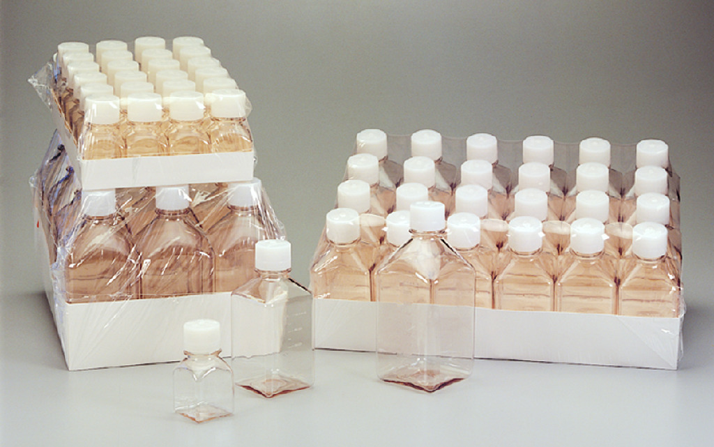 Nalgene® Square Media Bottles, PETG, Sterile, Thermo Scientific ...
