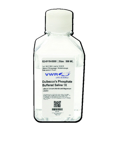 VWR® Dulbecco's Phosphate Buffered Saline (DPBS) | Cell Culture Buffers
