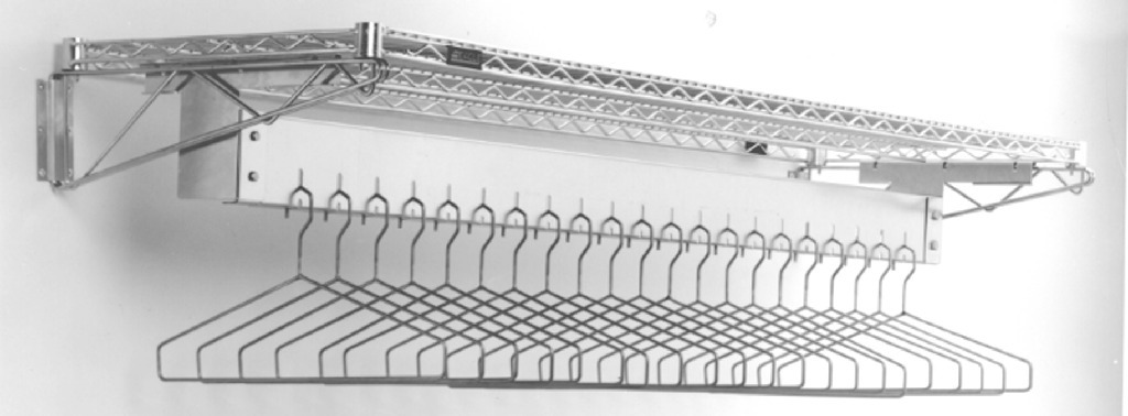 Wall-Mounted Gowning Rack, Eagle MHC | Gowning Racks