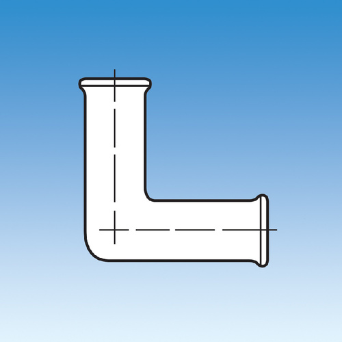 Beaded Process Pipe, Mitered 90° Elbow, Ace Glass Incorporated ...