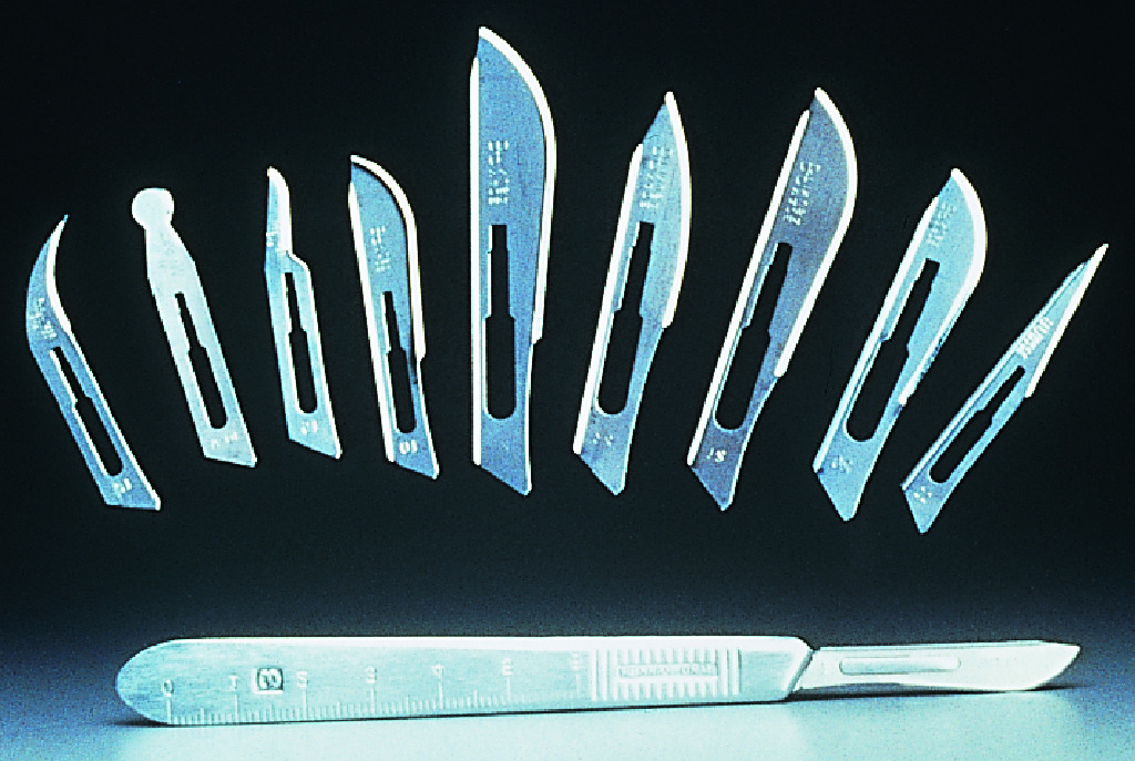 Bard-Parker® SafetyLock™ Rib-Back™ Scalpel Blades, Sterile, Aspen ...