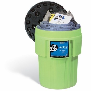PIG® Spill Kit in 65-Gallon High-Visibility Container, New Pig | Spill ...