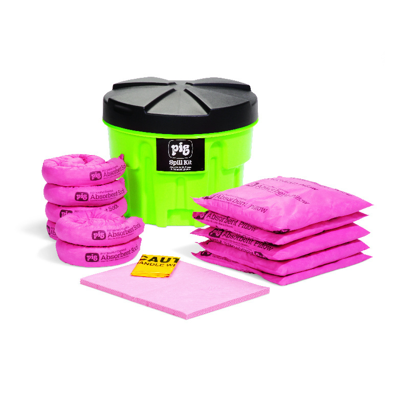 PIG® HazMat Spill Kit in 20-Gallon High-Visibility Container, NEW PIG ...