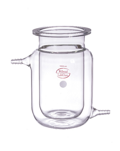 SP Wilmad-LabGlass Jacketed Cylindrical Reaction Vessels with Flat ...