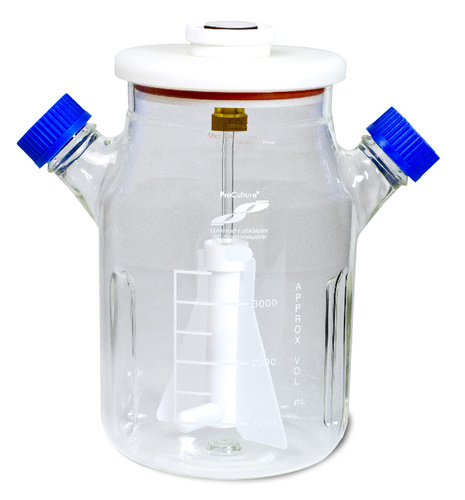 ProCulture® Complete Spinner Flask with Shur-Loc® Closure, Angled ...