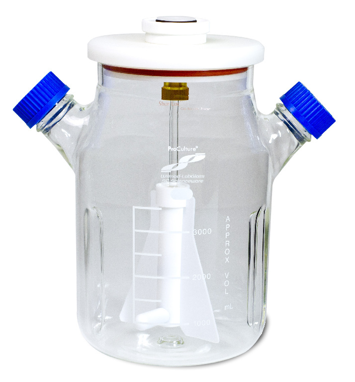 ProCulture® Complete Spinner Flask with Shur-Loc® Closure, Angled ...