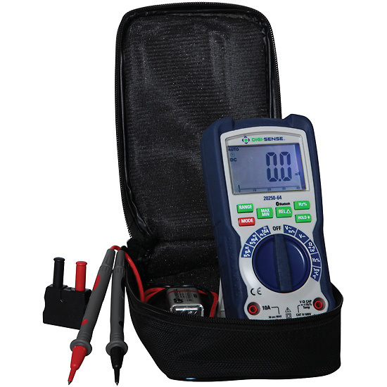 Digi-Sense™ Heavy-Duty Industrial Digital Multimeter with Bluetooth ...