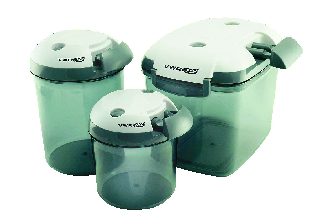 VWR® Desi-Vac™ Container with Manual Vacuum Pump | Desiccators, Plastic