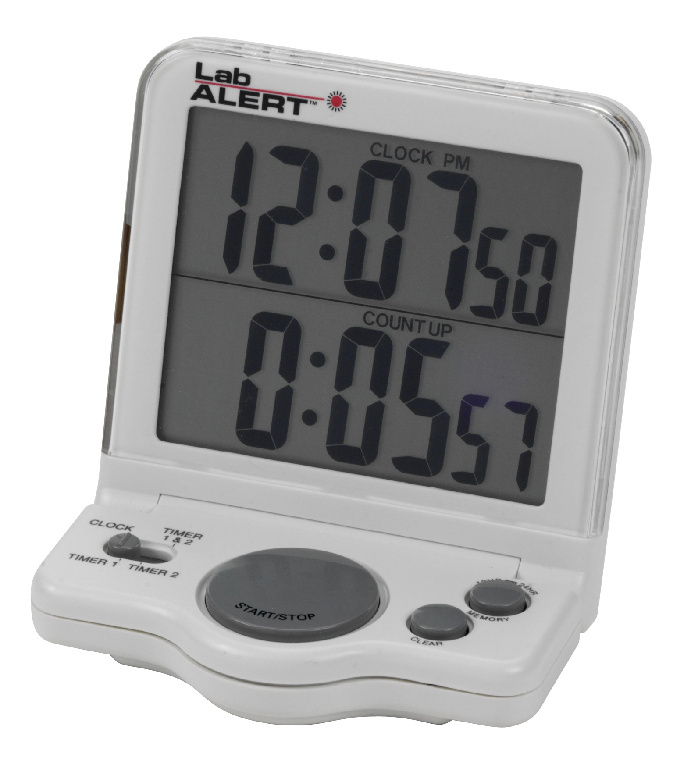 Big Digit Dual Timer Clock, Heathrow Scientific® | Digital Timers