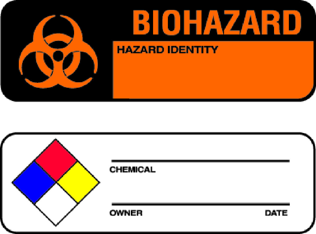 Write-On Hazard Warning Labels, National Marker | Labels