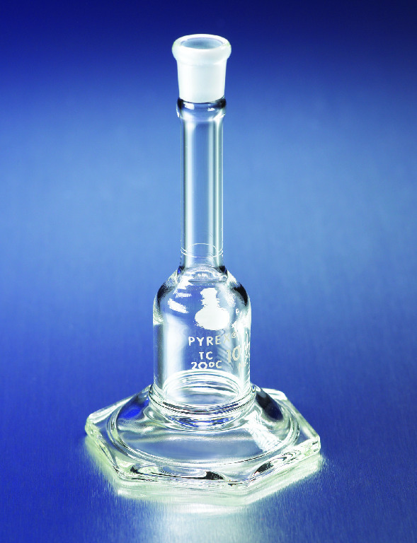 PYREX® Volumetric Flasks, Class A, Micro, Hexagonal Base, with Stopper ...
