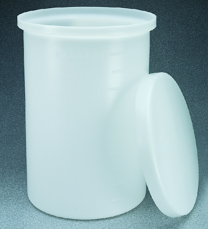 Nalgene® Heavy Duty Cylindrical Tanks with Cover, LLDPE, Thermo ...