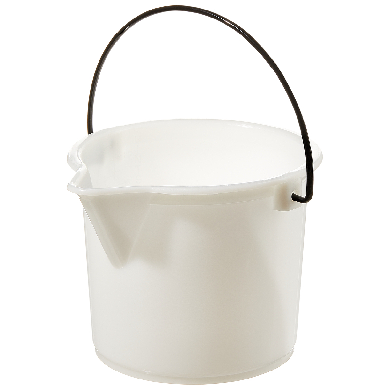 Nalgene® Graduated Bucket, White High-Density Polyethylene, Thermo ...