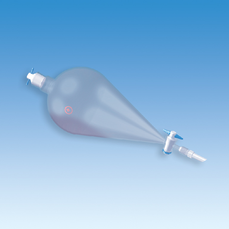 Separatory Funnel with PTFE Stopcock and Removable PTFE Tip, Ace Glass ...