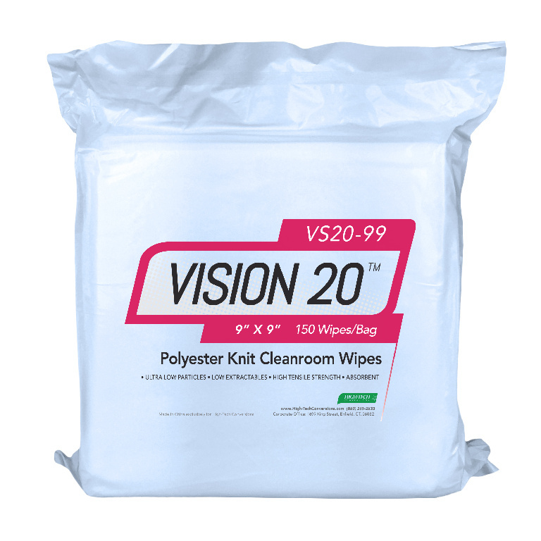 VISION 20™ Heavy Weight Polyester Knit Cleanroom Wipers, High-Tech ...