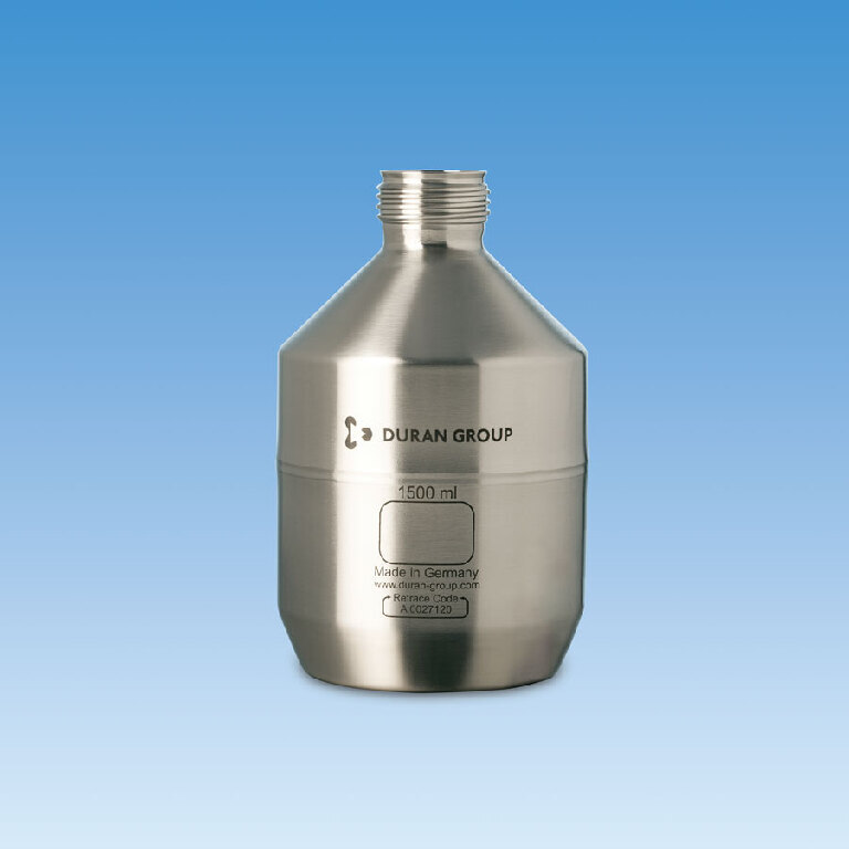 DURAN® Laboratory Bottles, 316 Stainless Steel, GL Thread, Ace Glass ...