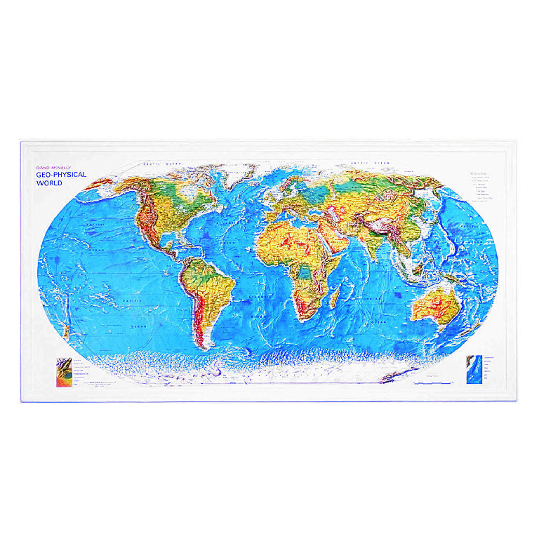World Relief Map | Charts