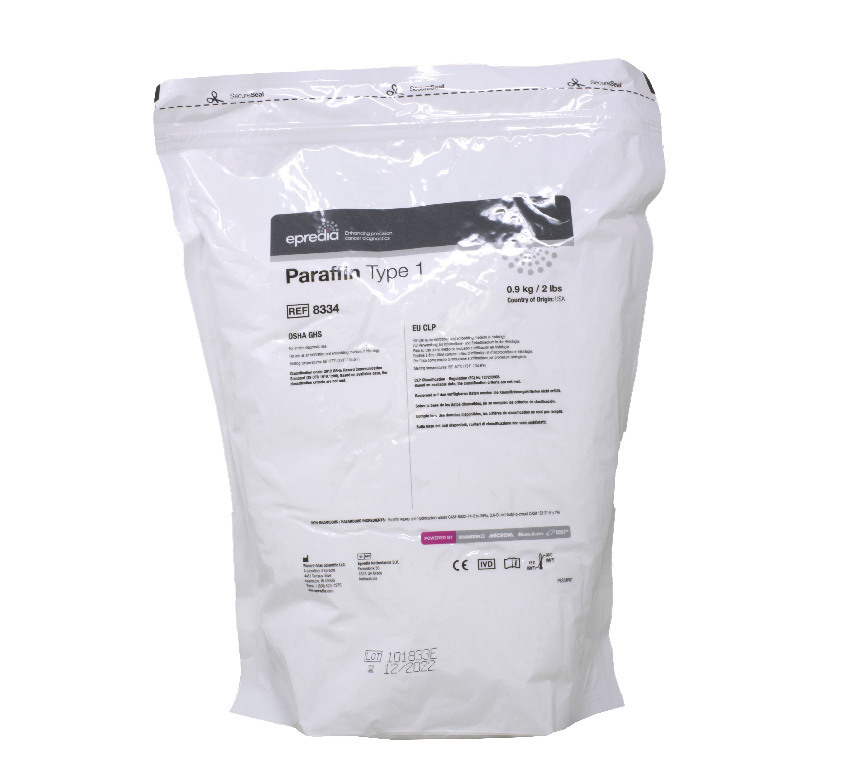 Paraffin wax blended with synthetic polymers, Solidification point: 55 ...